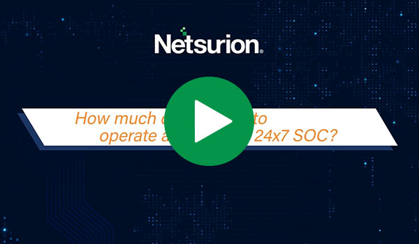 How Much Does It Cost To Operate and Setup a 24x7 SOC? | Netsurion